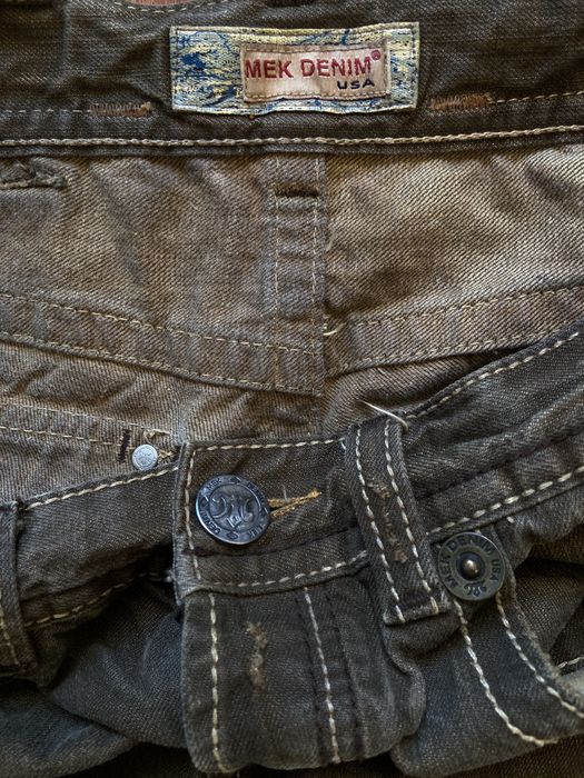 Mek Denim Custom distressed jeans | Grailed