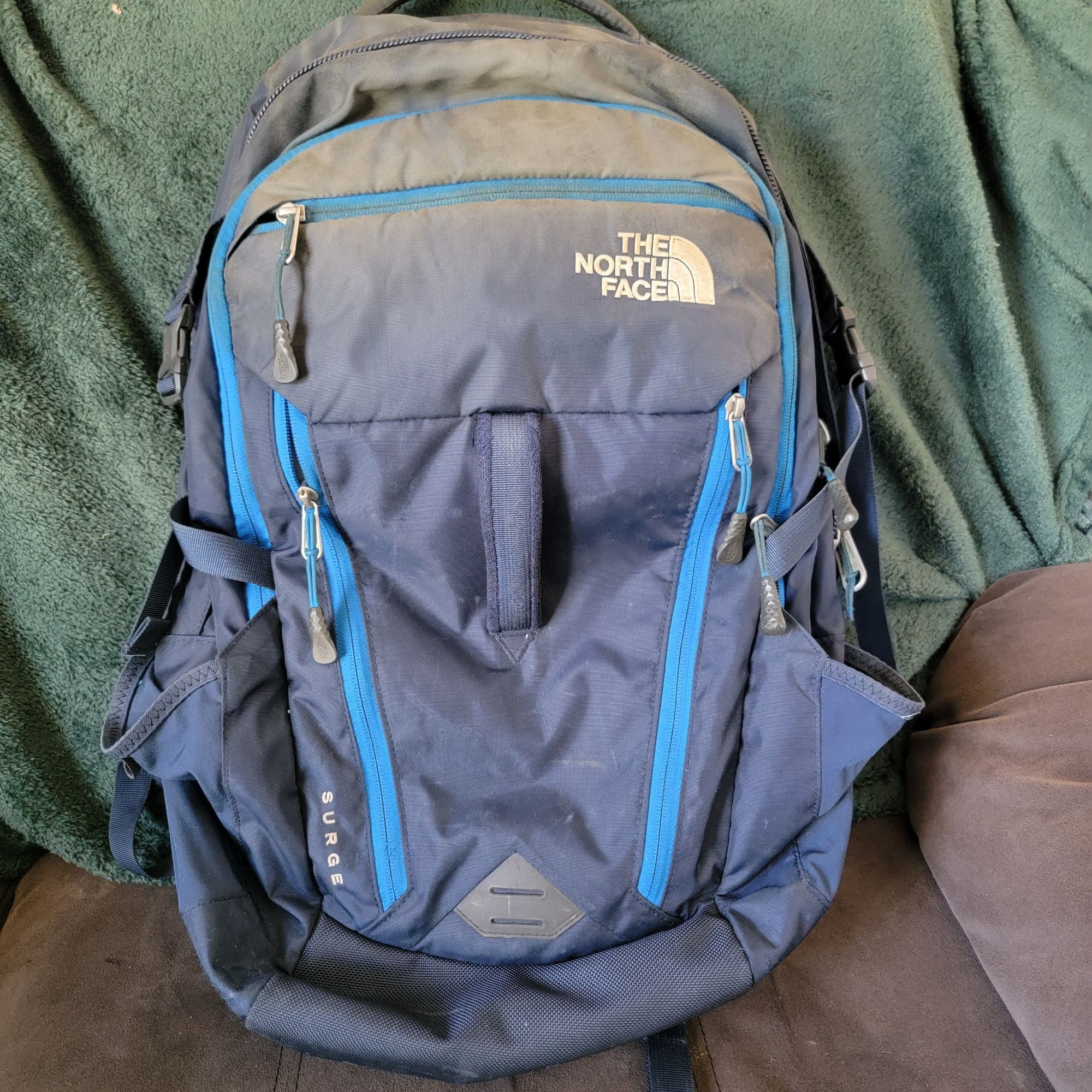 The North Face The North Face Backpack Surge Flexvent Dark Blue Hiking ...