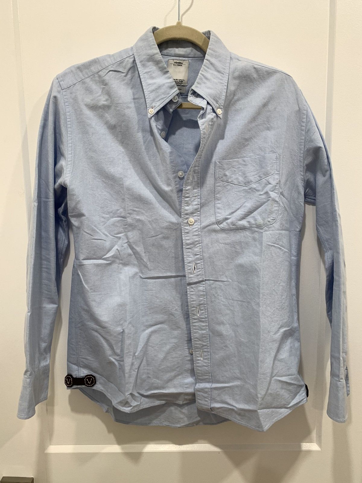 Visvim Visvim Blue Button-Up with Cool Details | Grailed