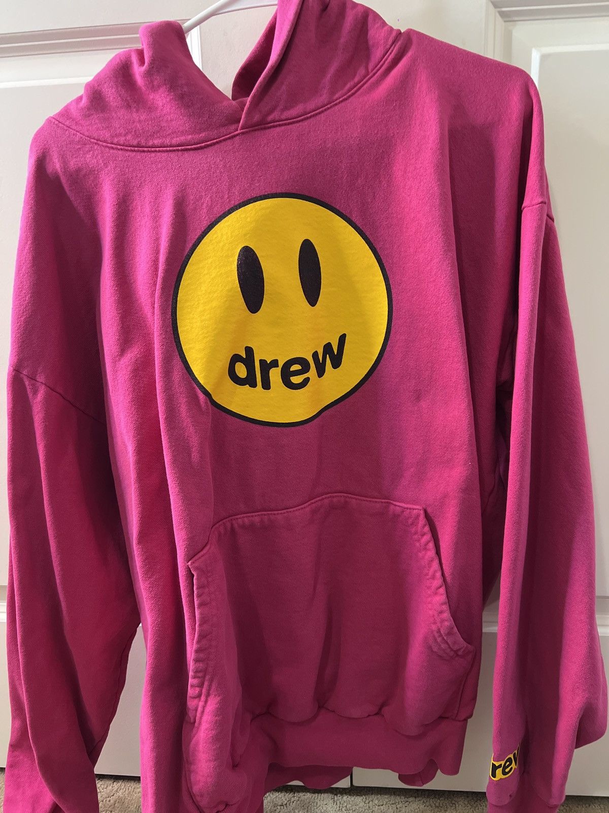 Drew House hot pink drew house hoodie | Grailed