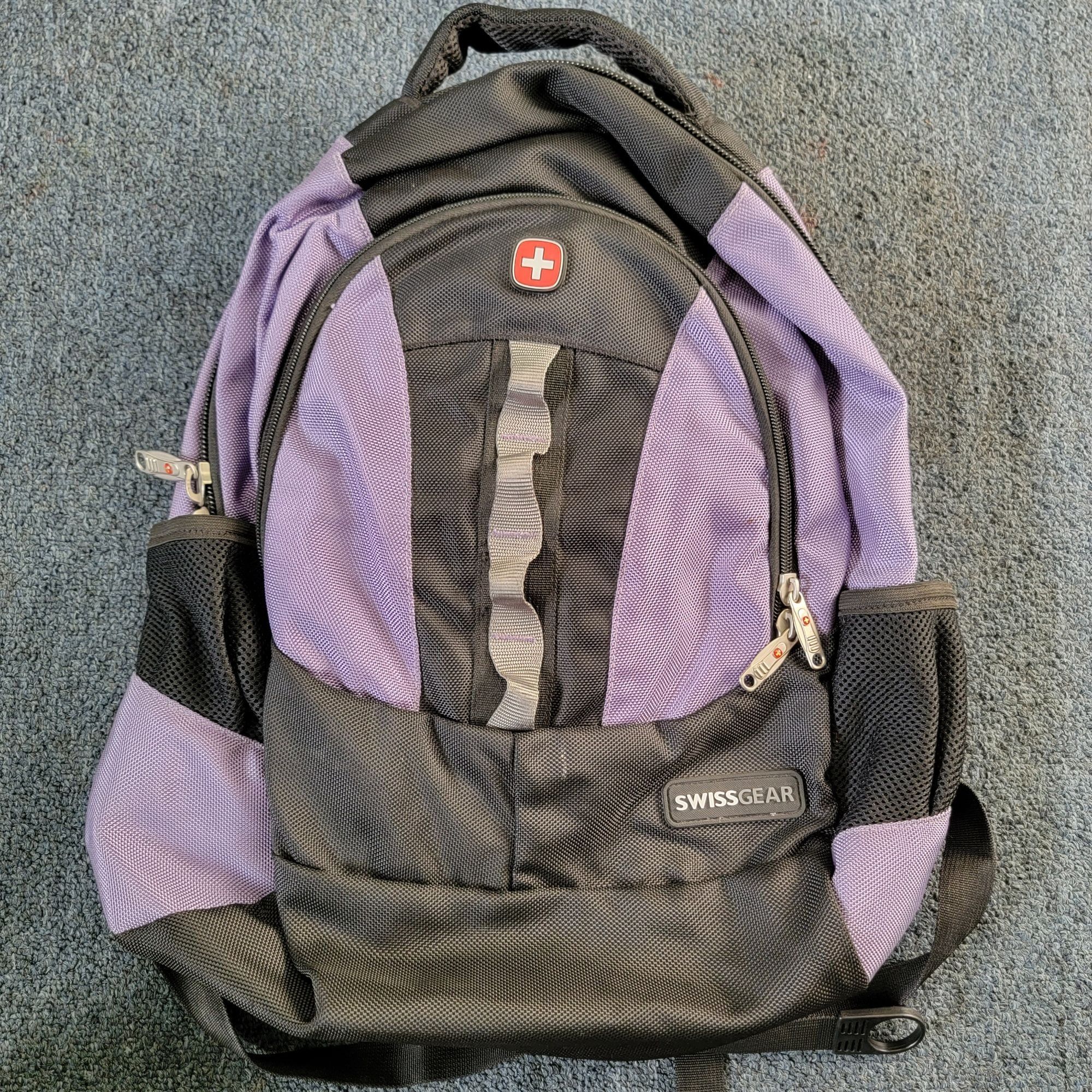 Swissgear Swiss Gear Purple Lavender Black Laptop Backpack Everyday Sc ...
