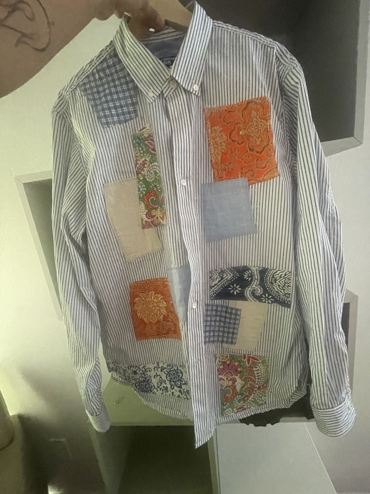 Comme des Garcons Homme Plus × Junya Watanabe CDG Junya Patchwork Shirt ...
