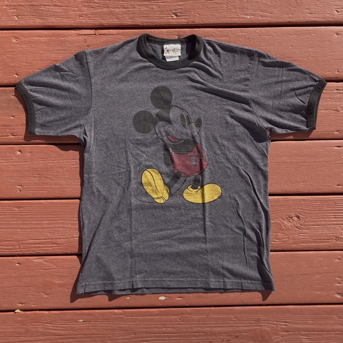 Disney × Mickey Mouse × Vintage 90s Mickey Mouse Ringer Tee | Grailed