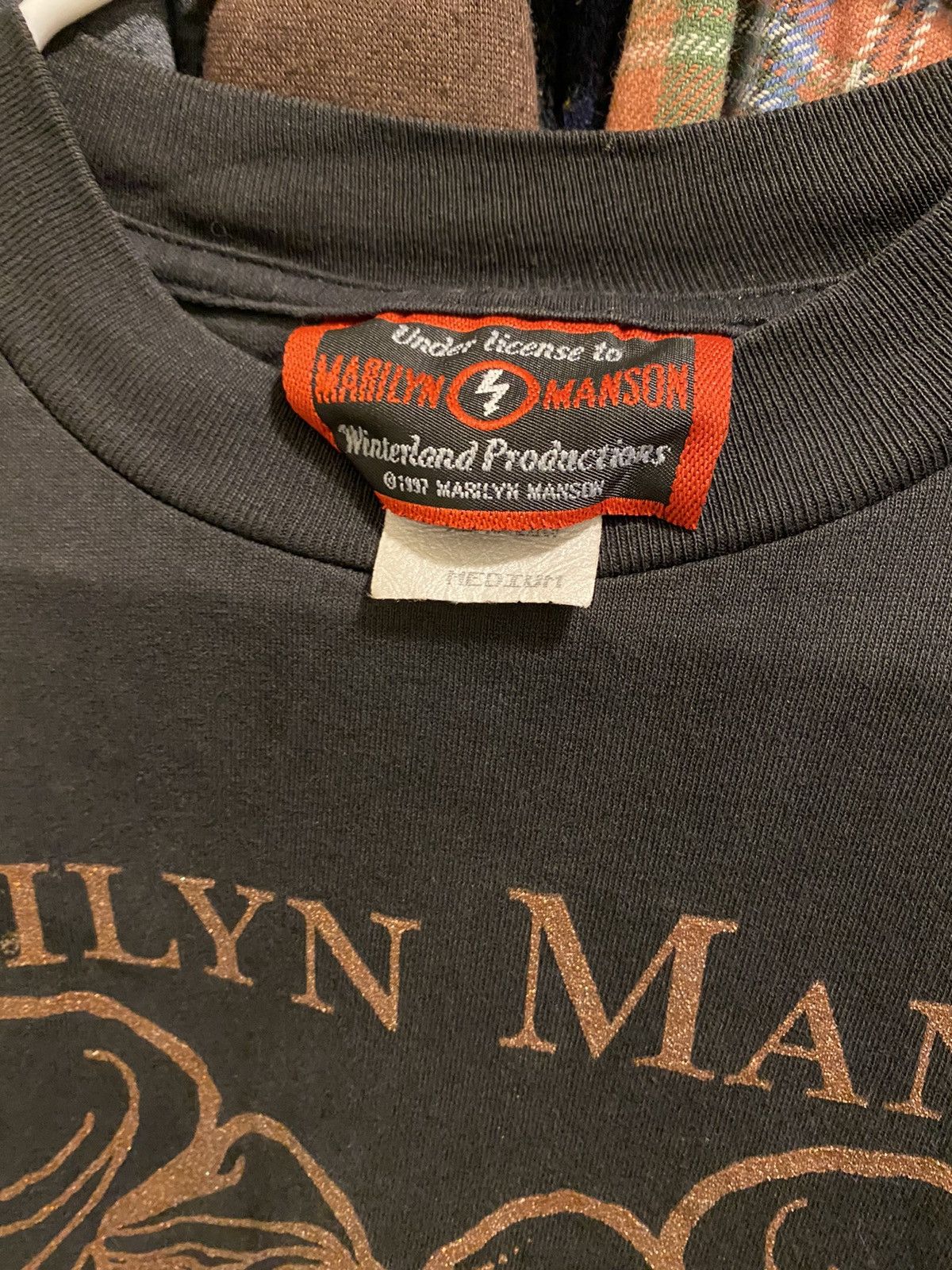 Vintage VTG 1997 Marilyn Manson Antichrist Superstar Goth Band Tee ...