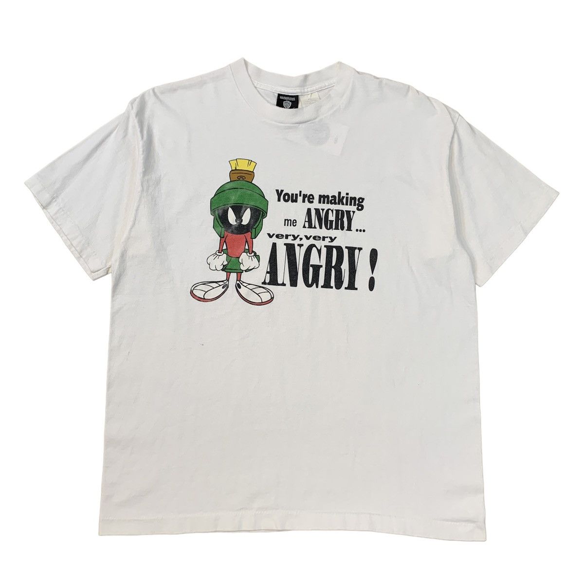 Vintage Vintage 1990’s Marvin The Martian “Angry” Tee Sz XL | Grailed