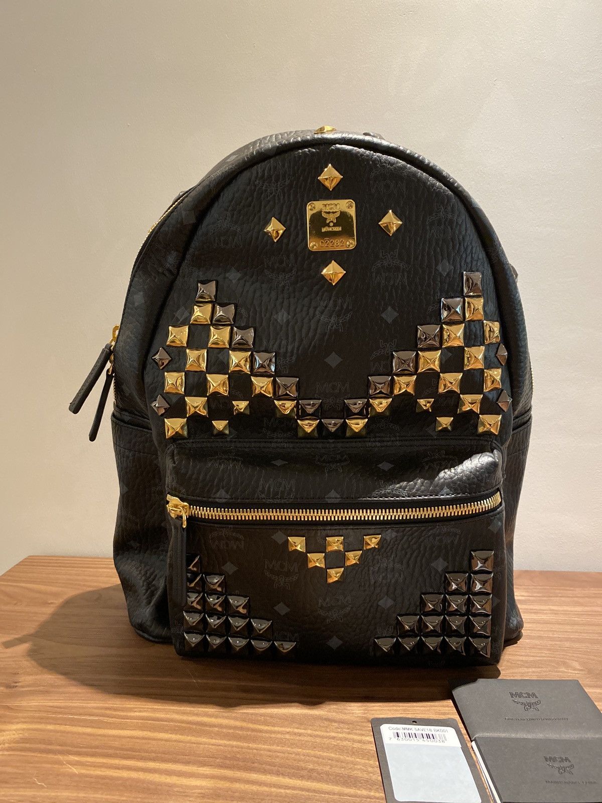 MCM MCM men studded stark backpack | Grailed