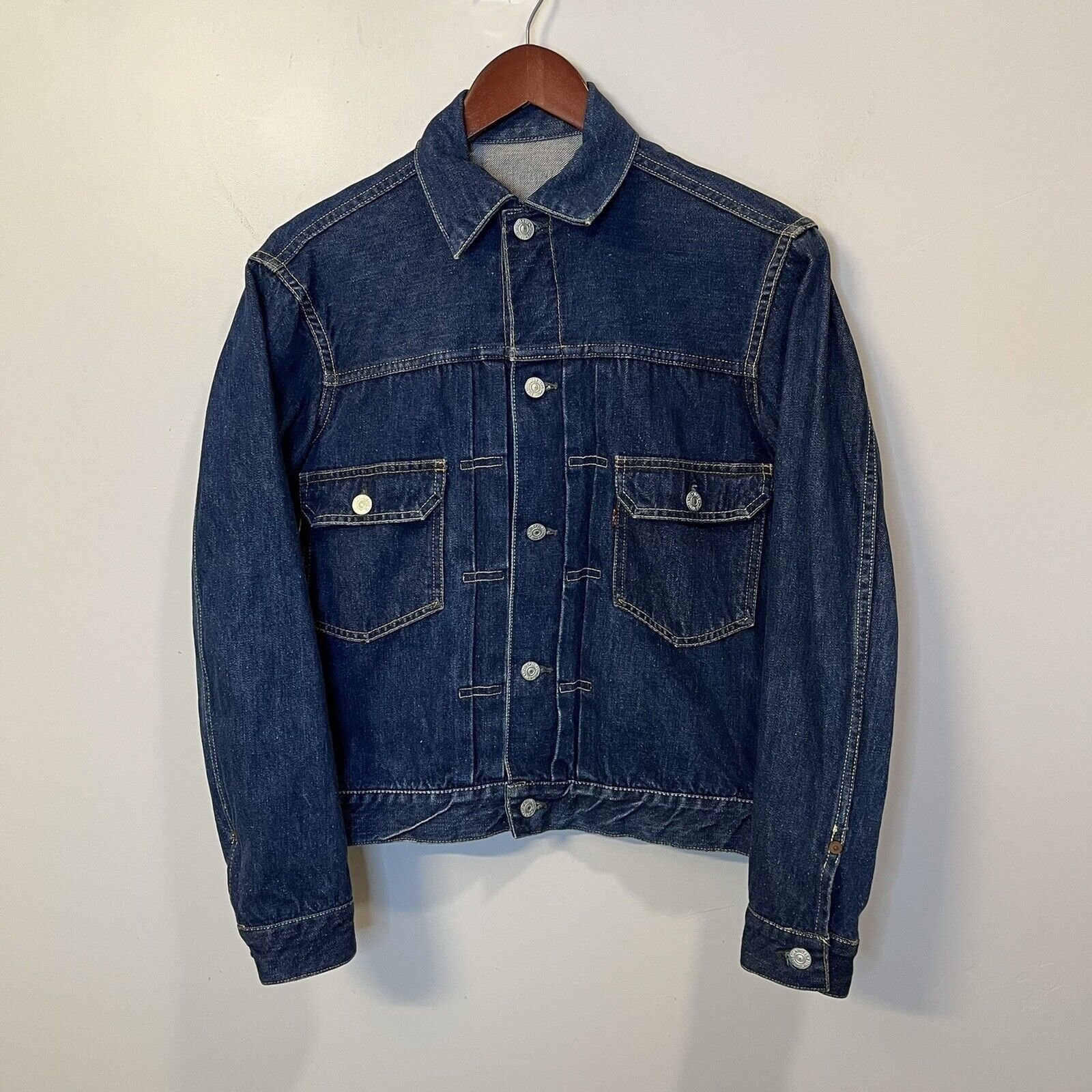 Vintage LEVIS Vintage 50’s Type 2 Selvedge Denim Trucker Jacket | Grailed