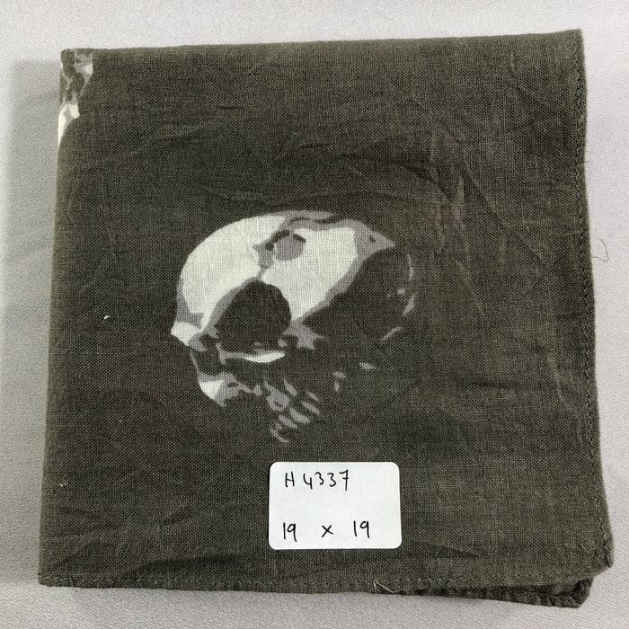 Vintage Skull Handkerchief / Neckerchief / Bandana | Grailed