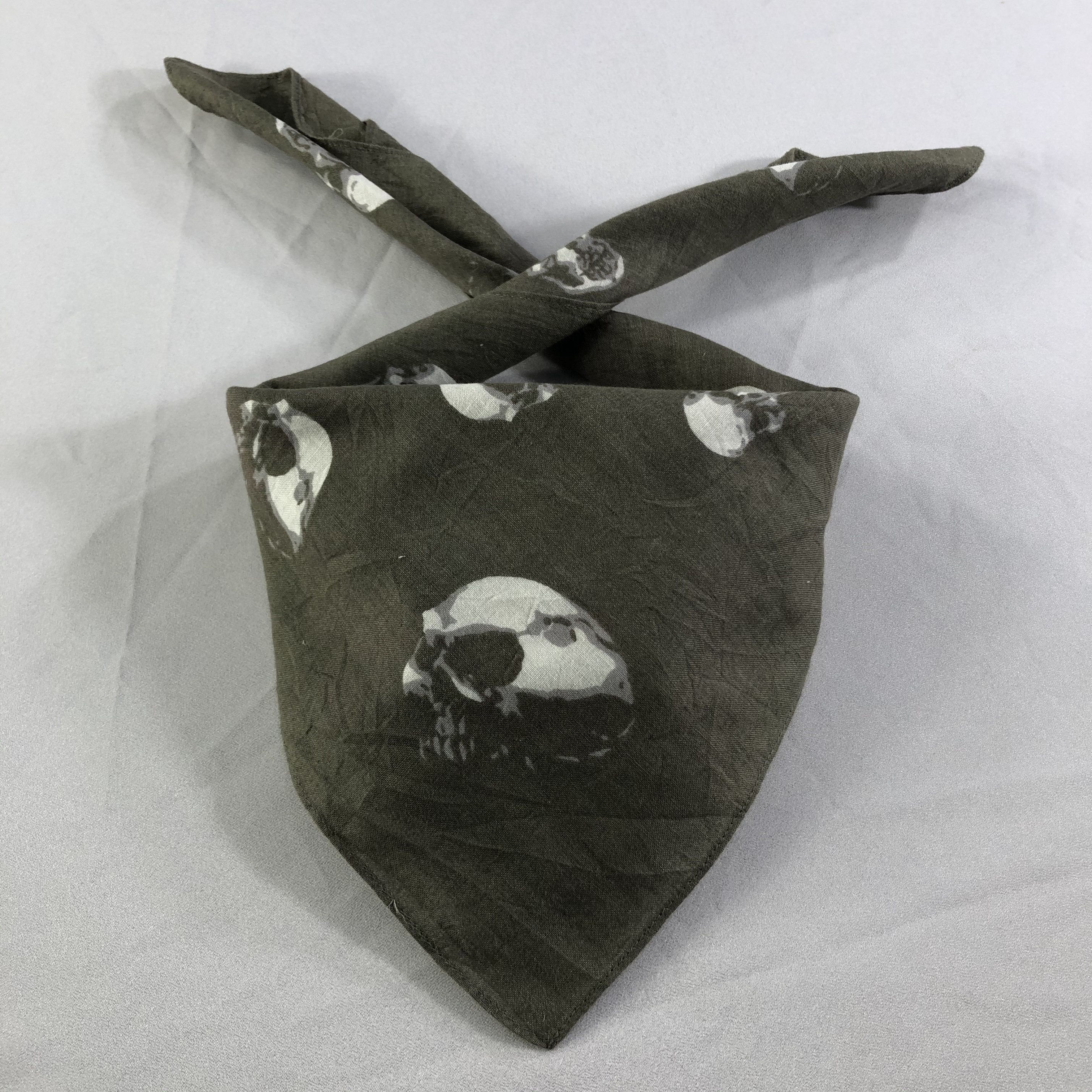 Vintage Skull Handkerchief / Neckerchief / Bandana | Grailed