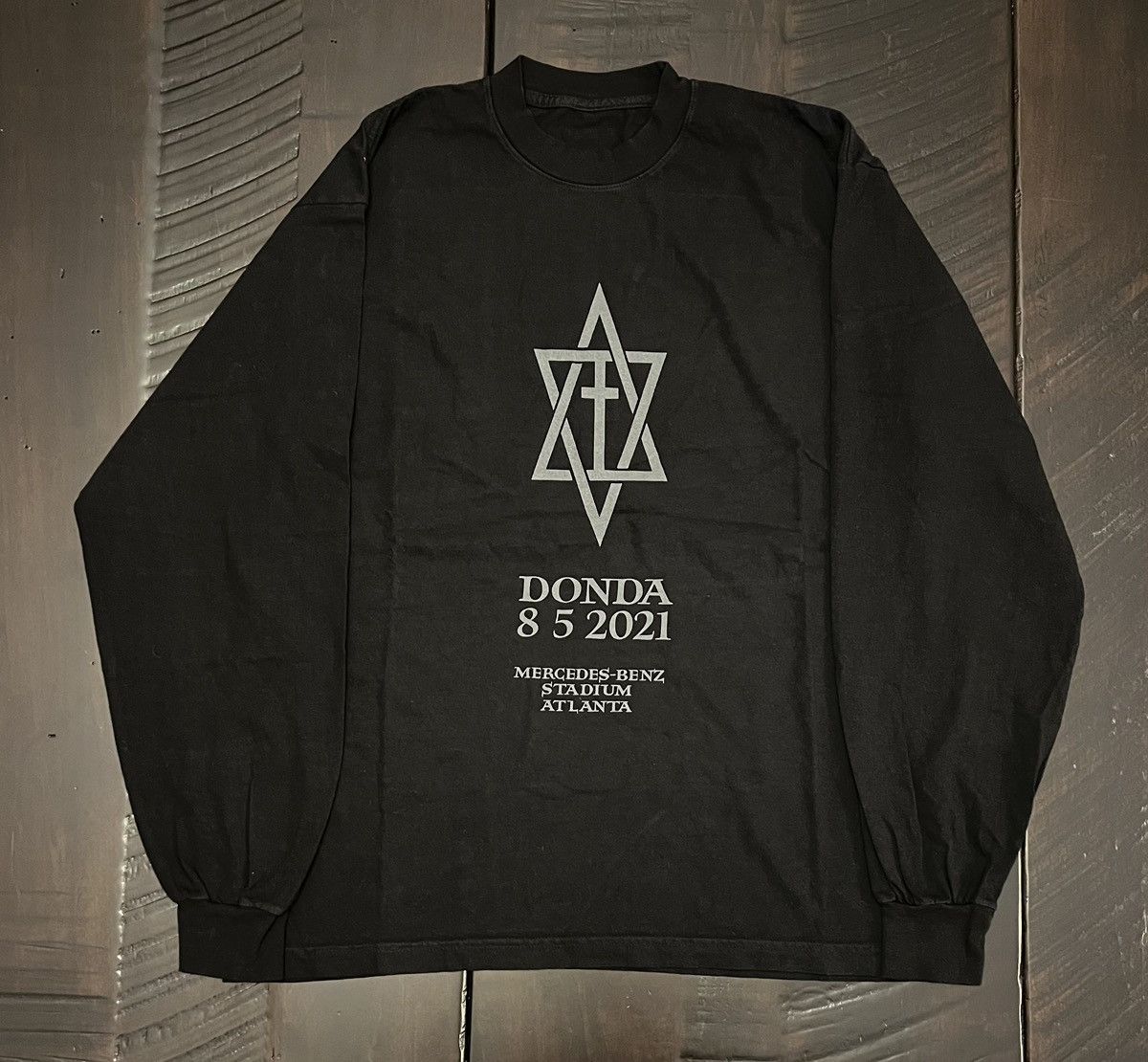 Kanye West Kanye West Donda Listening Event Black Longsleeve | Grailed