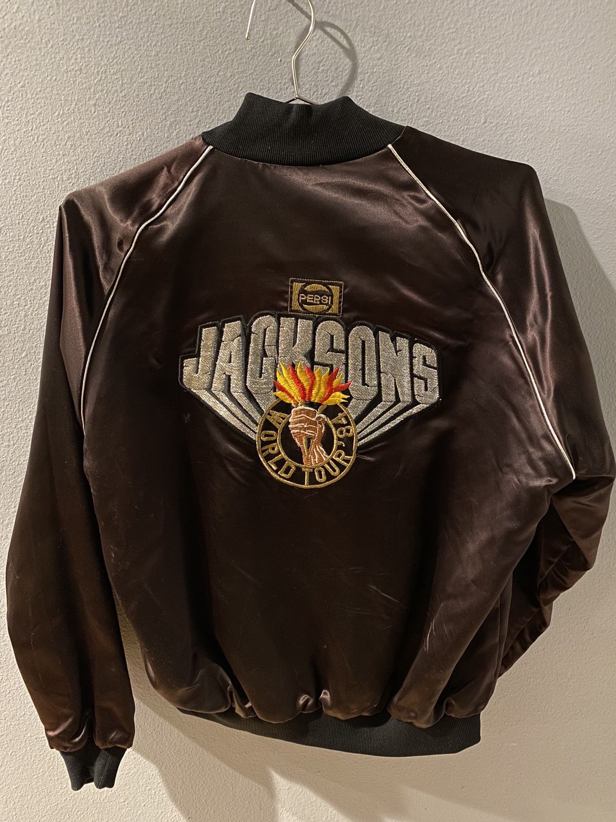 Michael Jackson × Streetwear × Vintage JACKSON 5 80’s satin bomber ...