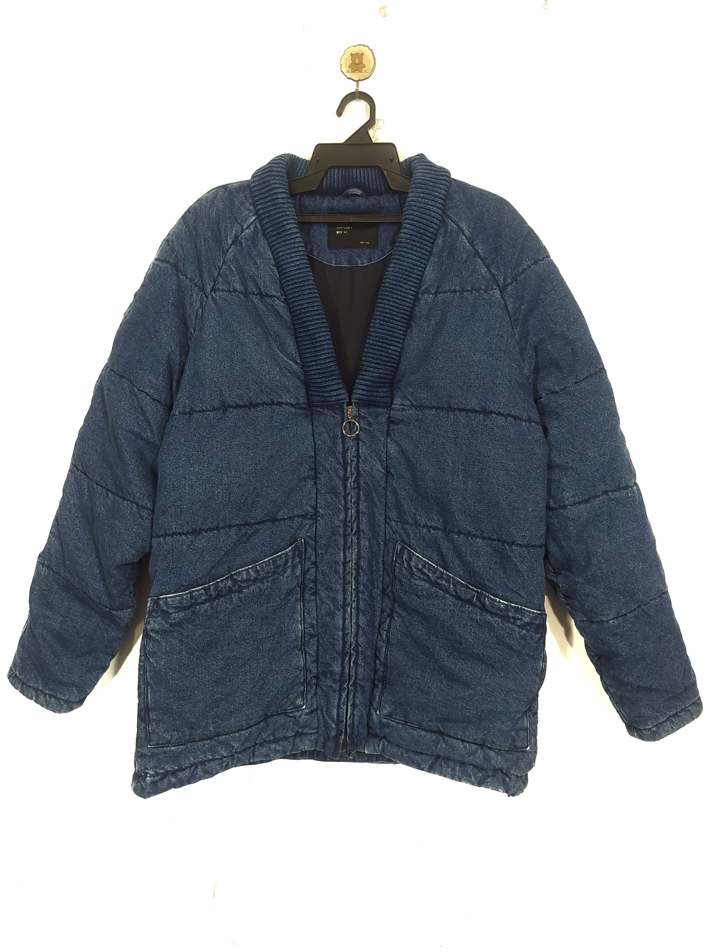 Zara Zara Man Denim Down Jacket Visvim Style | Grailed