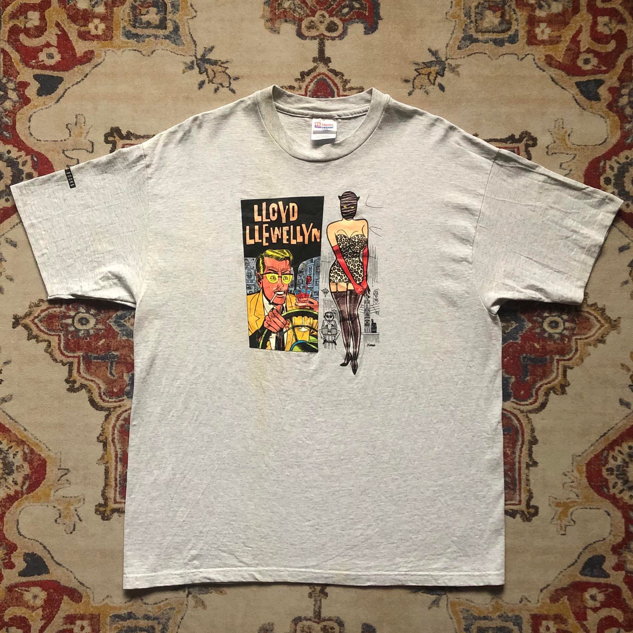 Art × Vintage Vintage Lloyd Llewellyn Comic Art Shirt | Grailed