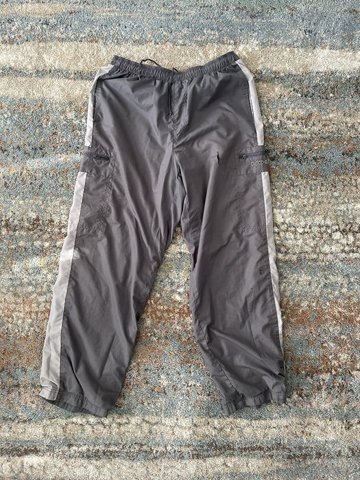 Nike VTG Nike Swishy Track Pants Gorpore Grey Large y2k cargo | Grailed