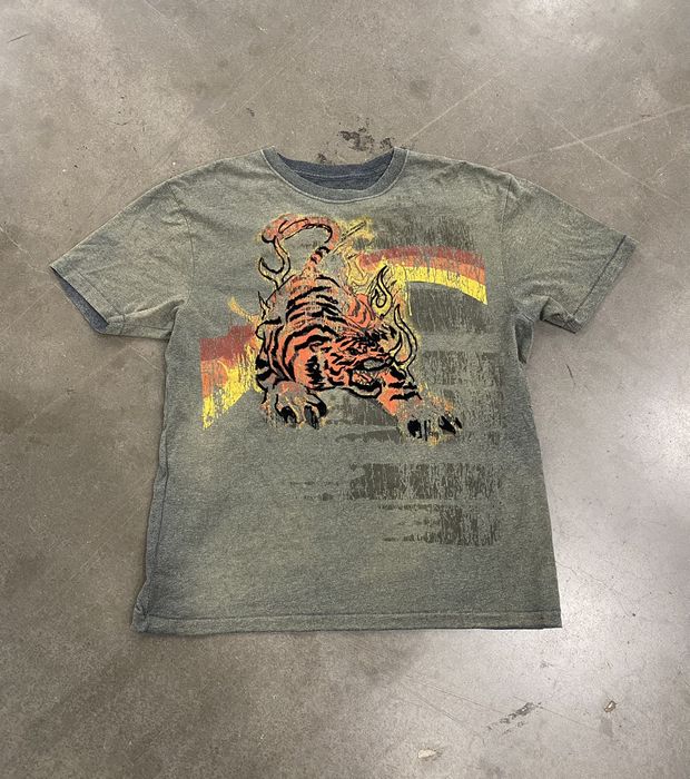 Vintage Vintage 2000s Affliction Inspired Crouching Tiger | Grailed
