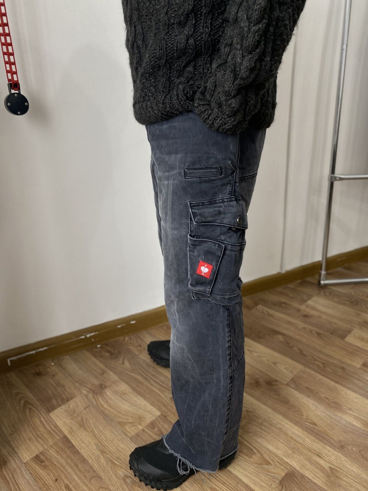 Vintage Vintage Trashed Work Grey Pants 36/32 | Grailed