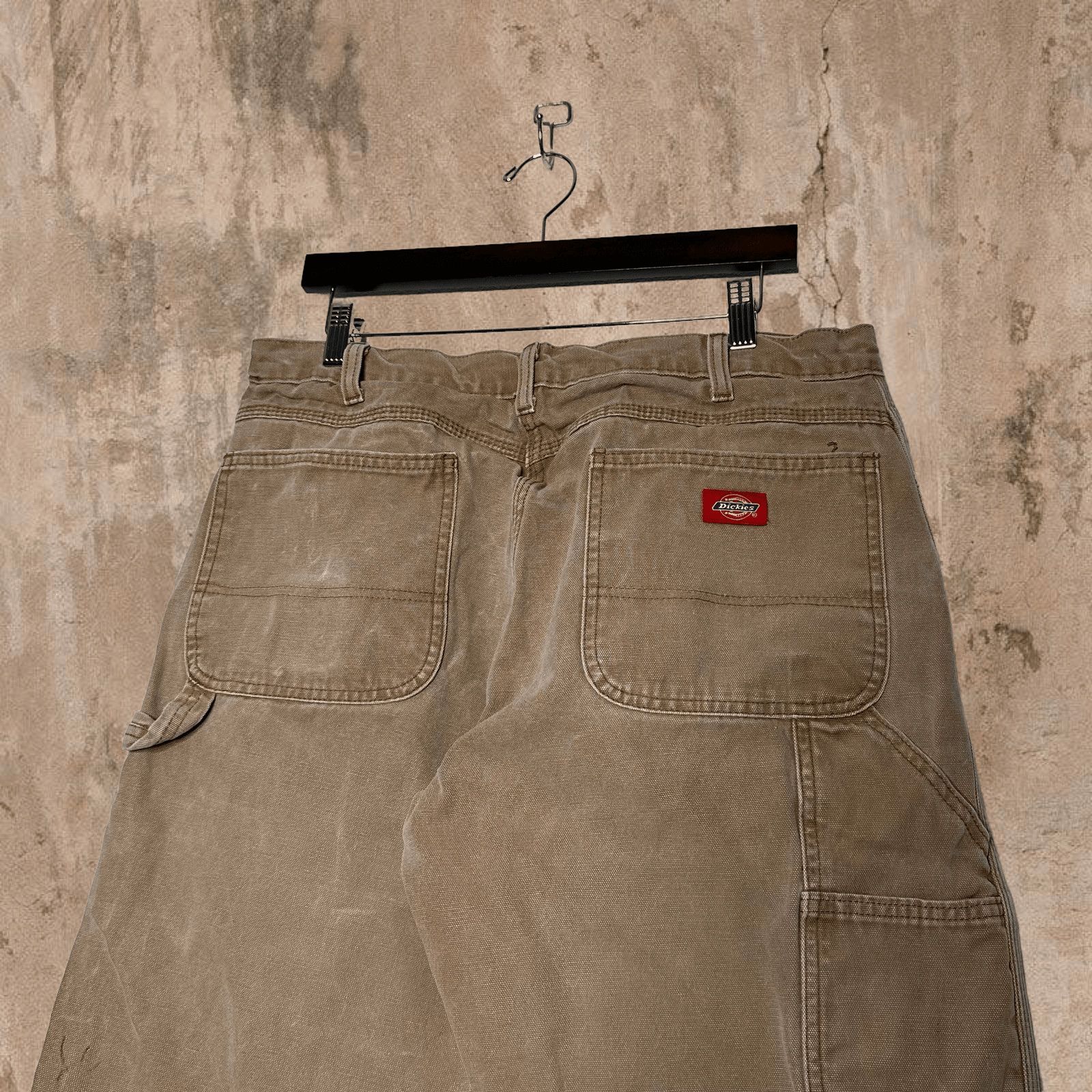 Dickies × Streetwear × Workers Tan Dickies Carpenter Pants Baggy Red ...