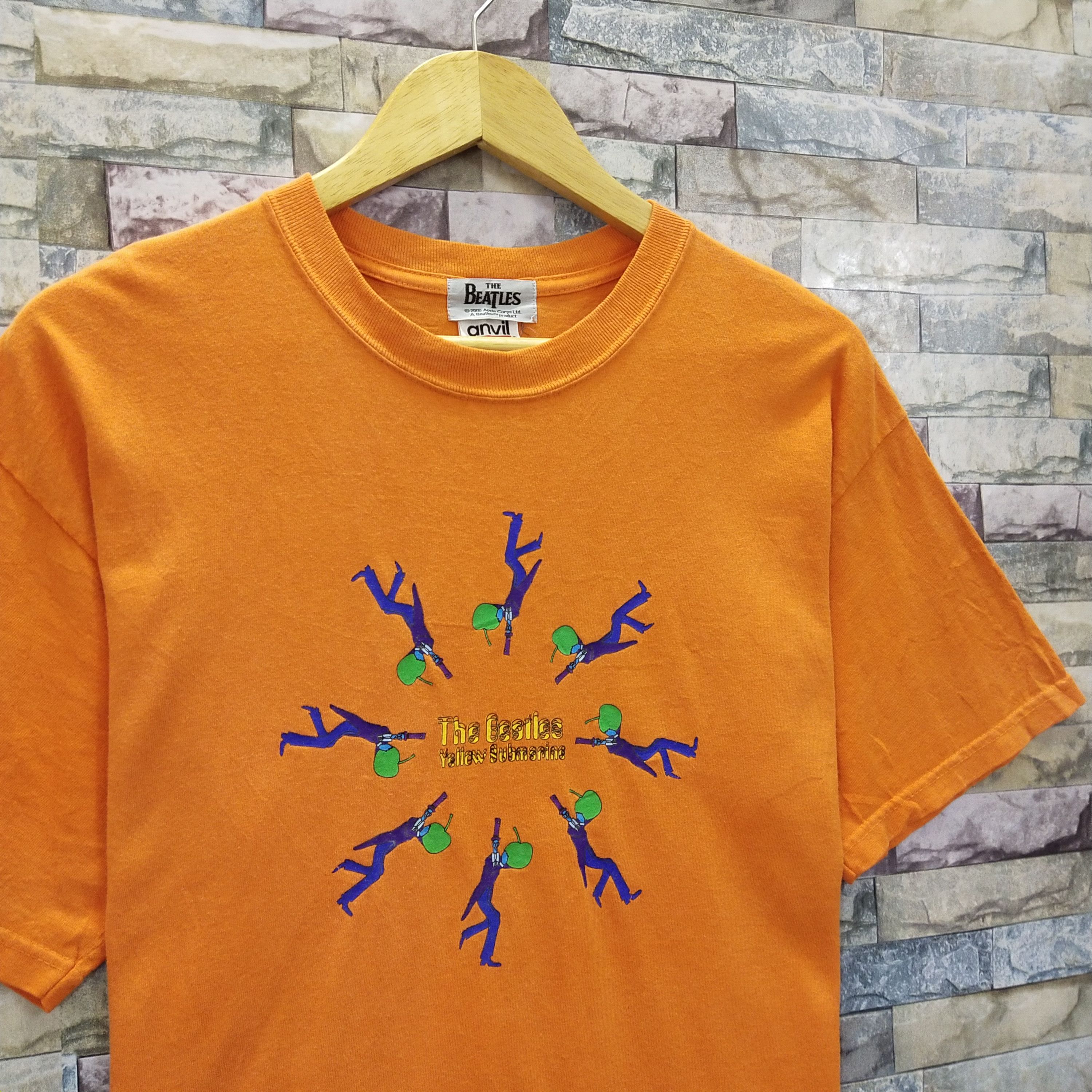 Anvil × Band Tees × Vintage Vintage The Beatles Yellow Submarines @2000 ...