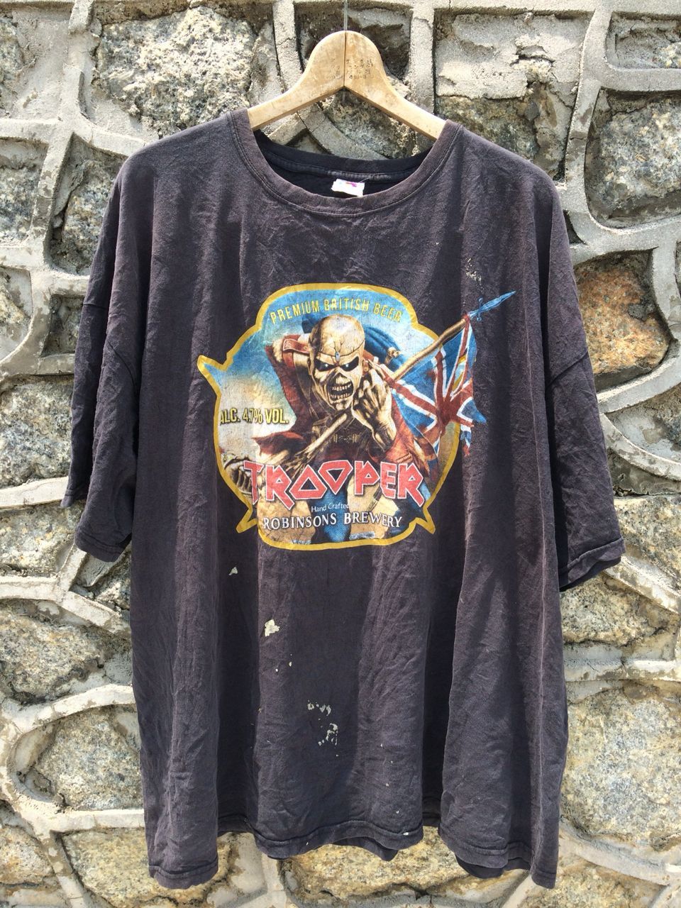 Band Tees × Iron Maiden × Vintage Vintage iron maiden troopers | Grailed