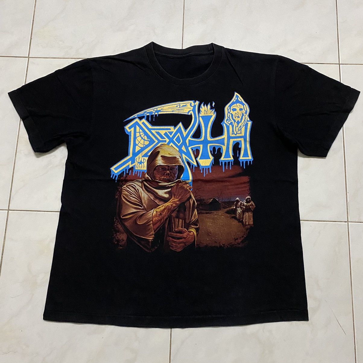 Band Tees × Rock Band × Vintage Bootleg 1990’s Death Band T-Shirt | Grailed