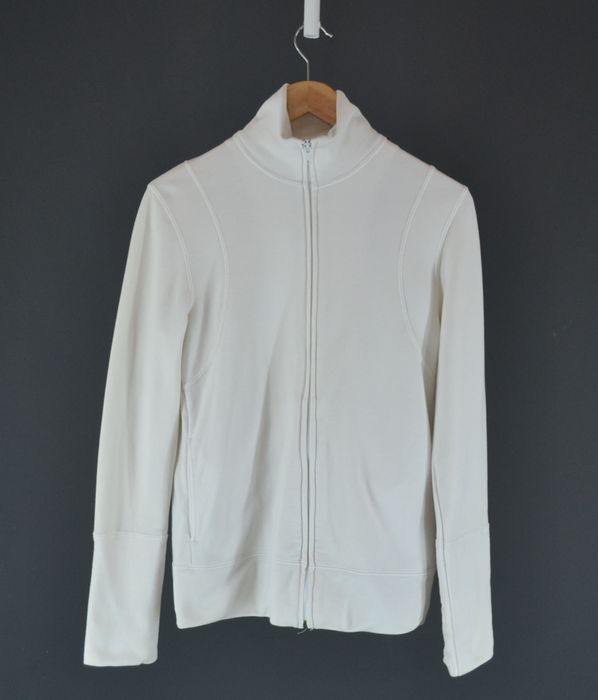 Tsumori Chisato Cream White Track Top Zipper Jacket Made In Japan | Grailed