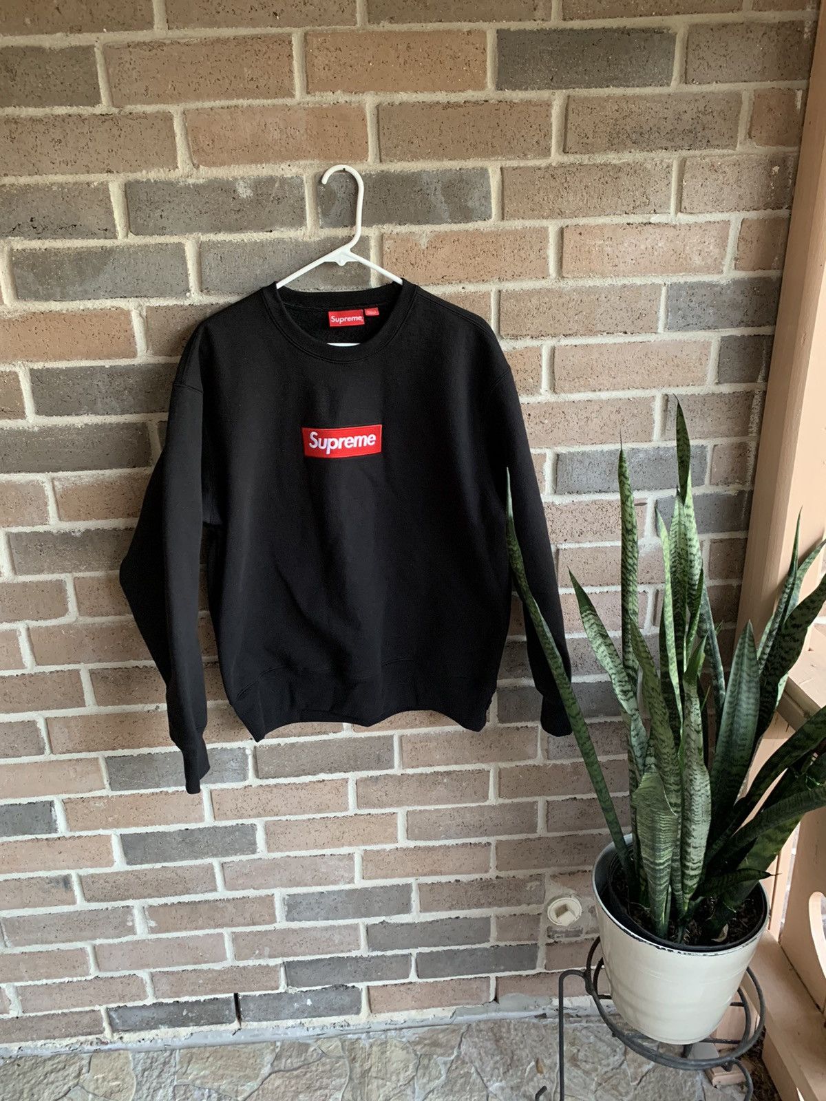 Supreme Box logo black/Red | Grailed