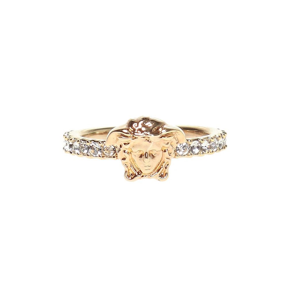 Versace Versace Medusa Head Swarovski Womens Crystal Band Ring | Grailed
