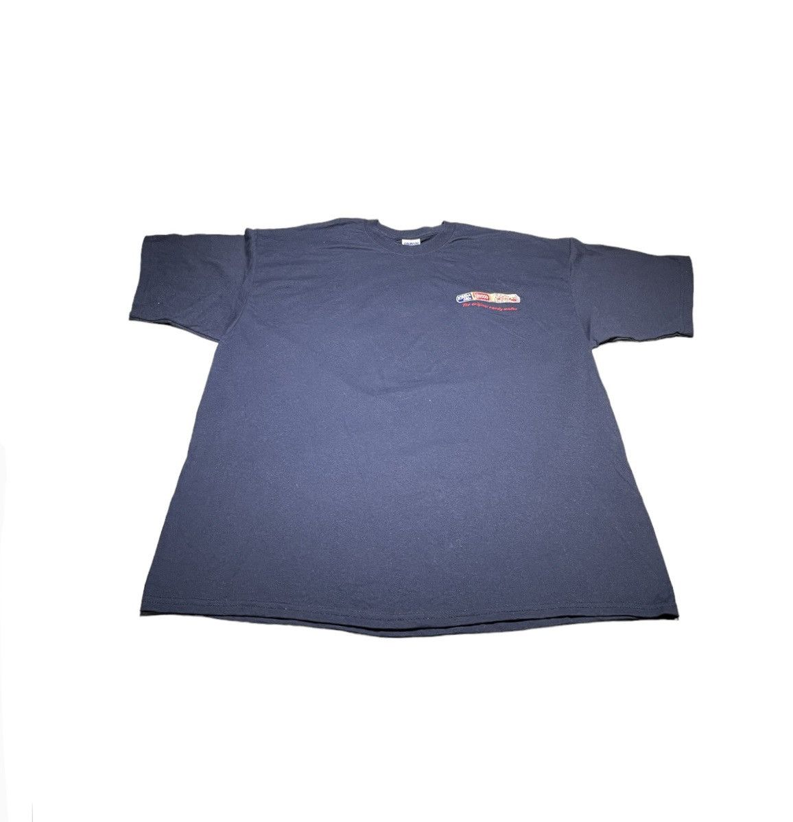 Gildan Y2K Gildan ultra blend necco wafers embroidered logo t shirt ...