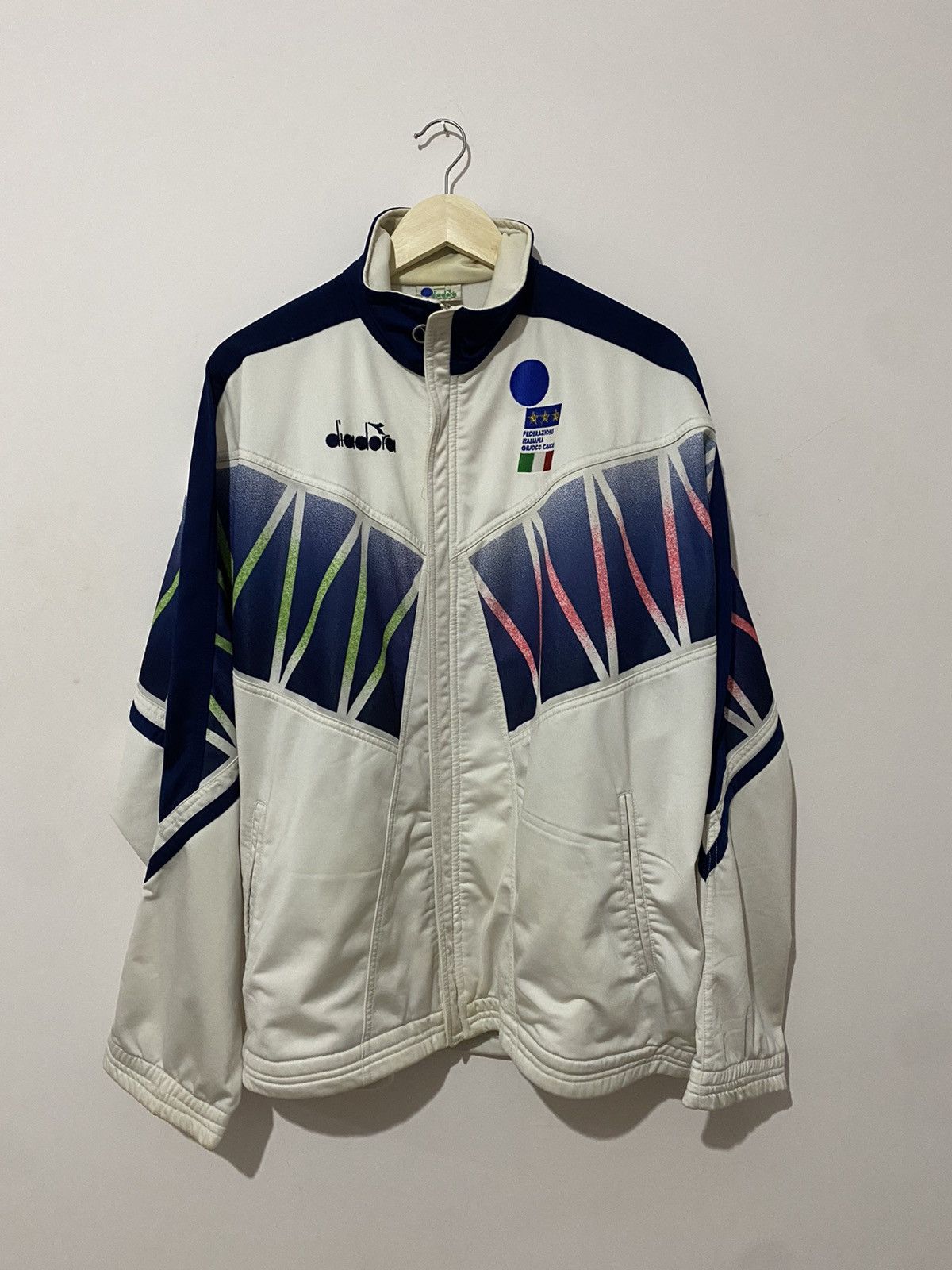 Diadora × Vintage Diadora Italy Track jacket 90s | Grailed
