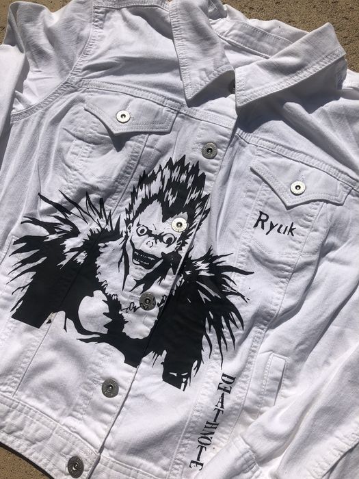 Custom Ryuk Death Note Anime Custom Denim Jacket 1 of 1 | Grailed