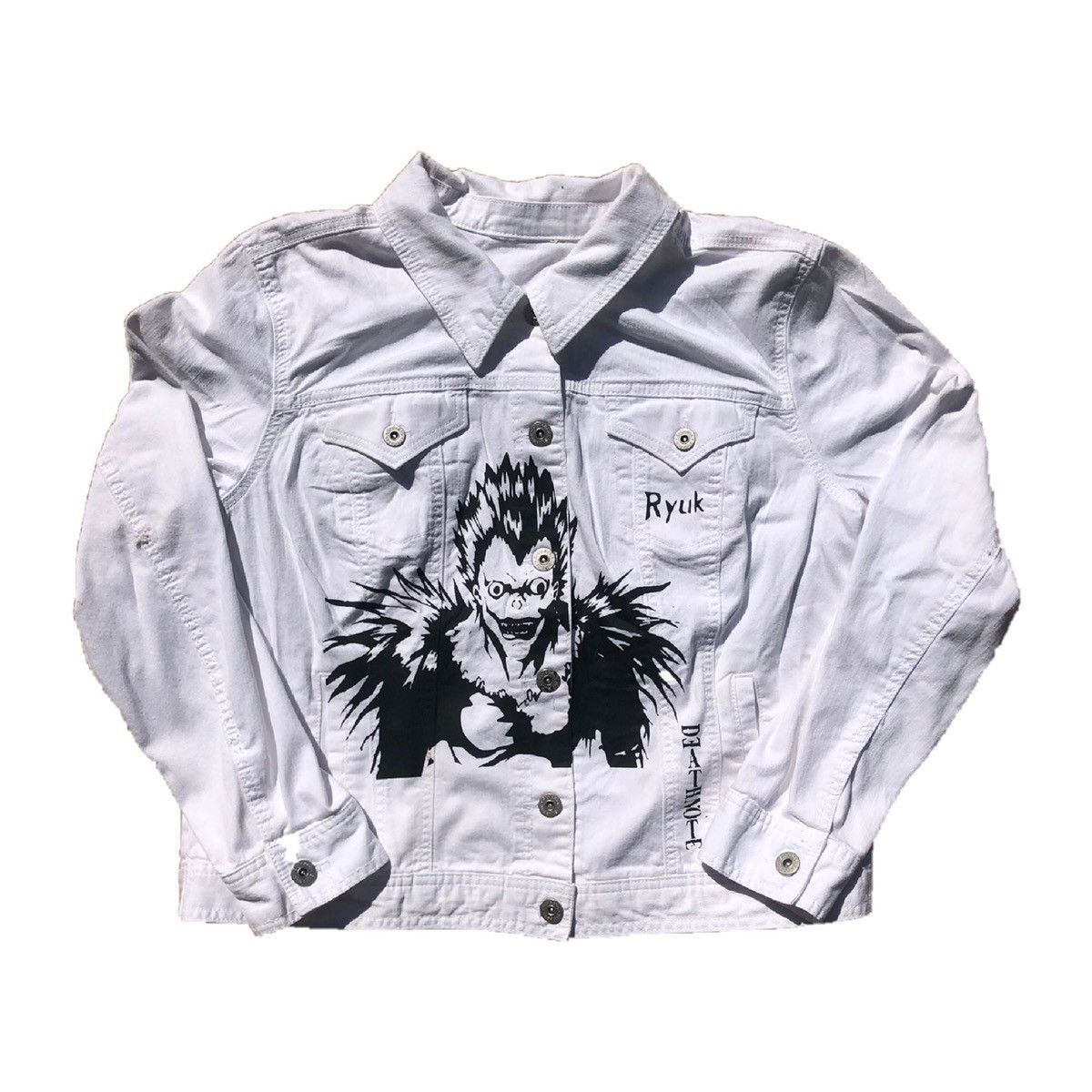 Custom Ryuk Death Note Anime Custom Denim Jacket 1 of 1 | Grailed
