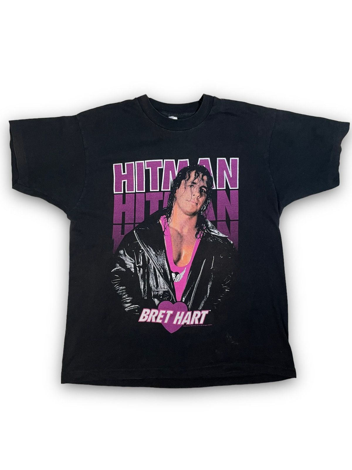 Fruit Of The Loom × Vintage × WWF Vintage 1993 Bret Hitman Hart FOTL ...
