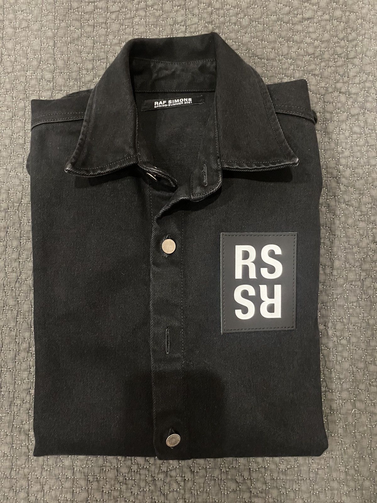 Raf Simons Raf Simons Patch Denim Jacket SS21 | Grailed