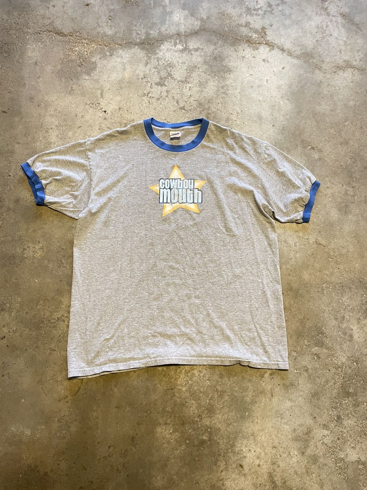 Vintage Vintage cowboy mouth star ringer t shirt | Grailed