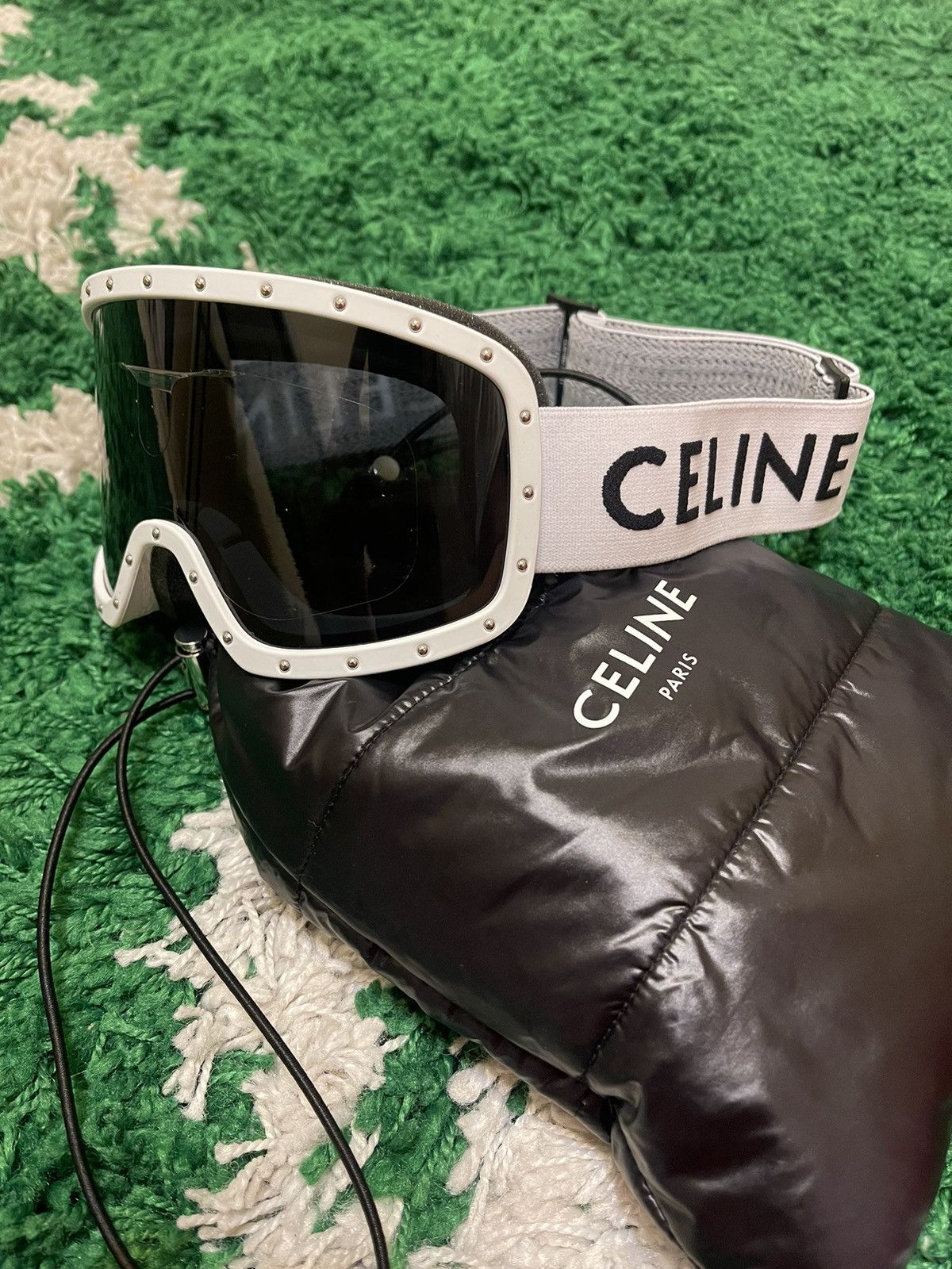Celine Celine Logo Strap Ski Mask Goggles | Grailed