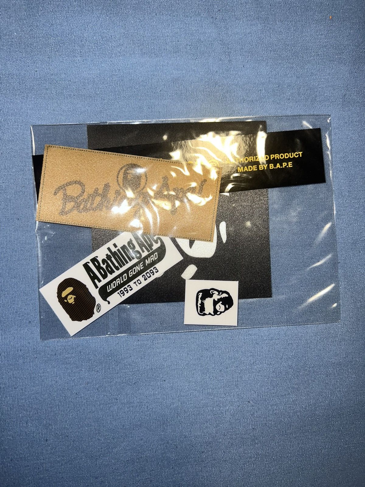 Bape Bape Stickers 2022 with BAG / POUCH | Grailed