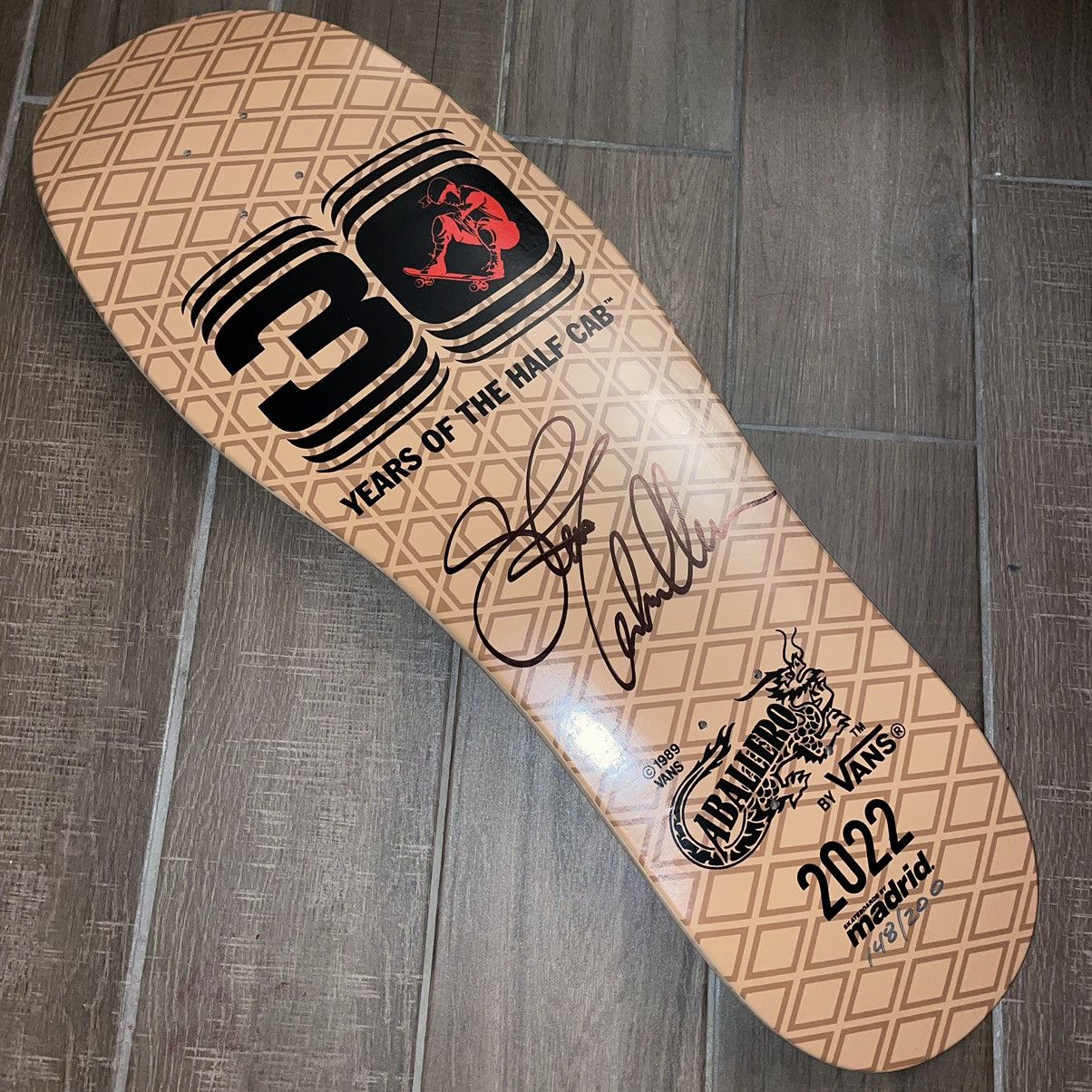 Vans Vans Steve Caballero signed 30th anniversary cab skateboard | Grailed