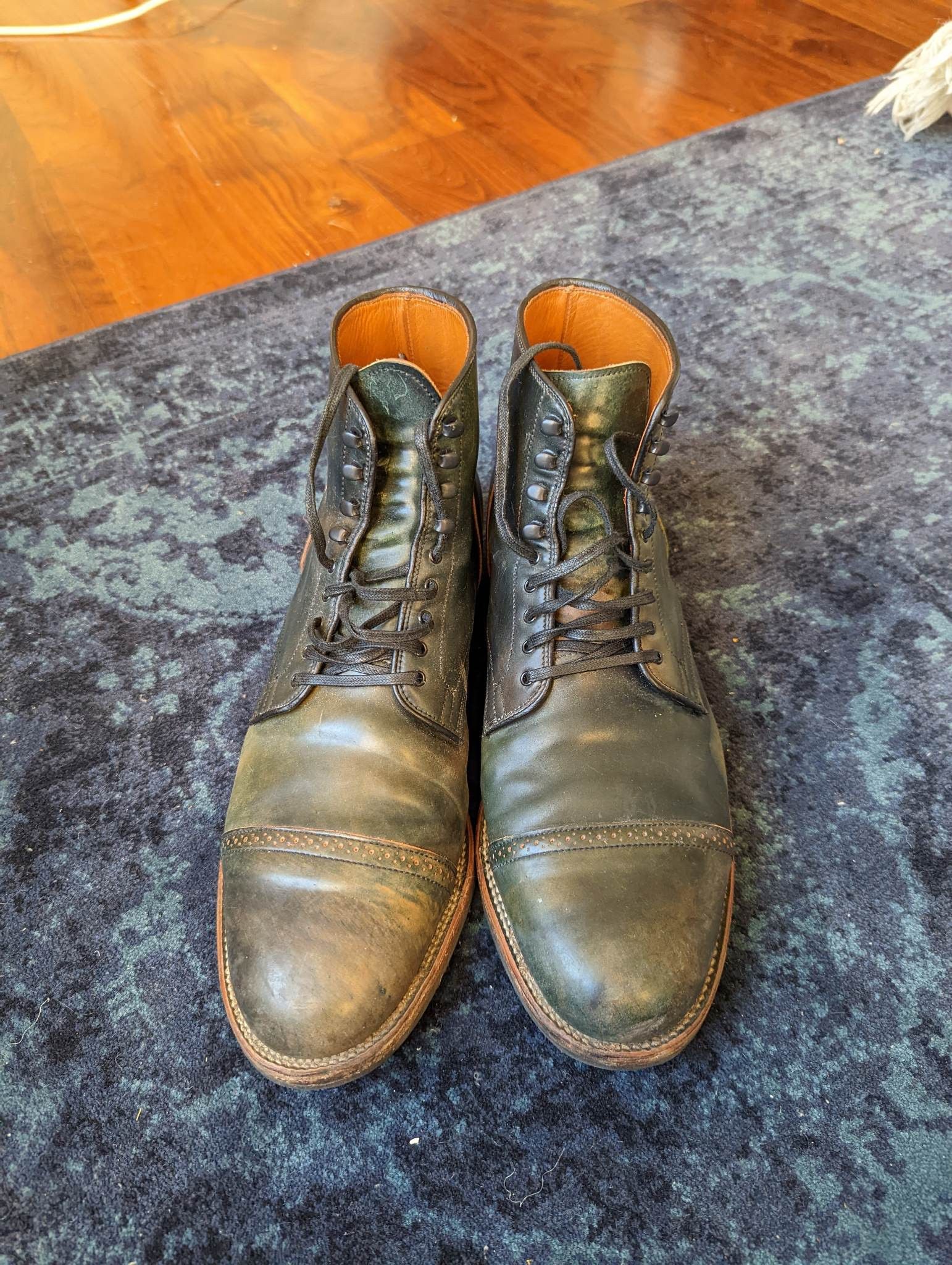 Viberg Viberg SB Black Scuffed Shell Cordovan/ Size 9 Viberg | Grailed