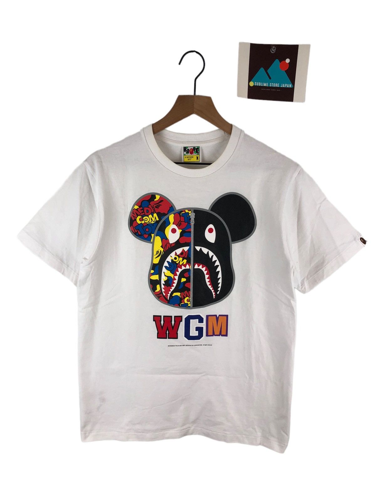 Bape 2020 Bape x Medicom Toy Shark Head Print Tee | Grailed