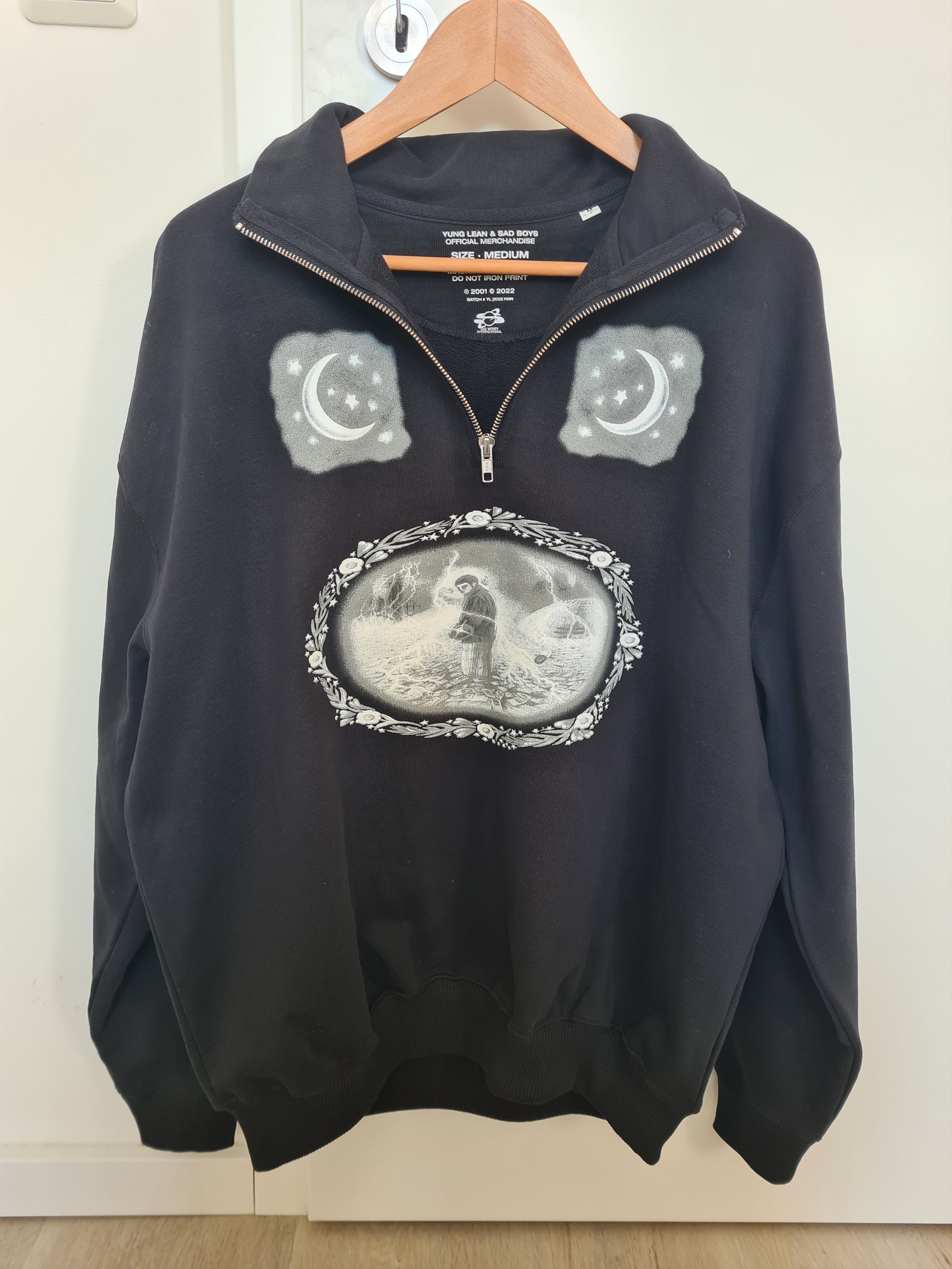 Yung Lean Yung Lean & Sad Boys Stardust Tour 2022 Merch - Half Zip ...