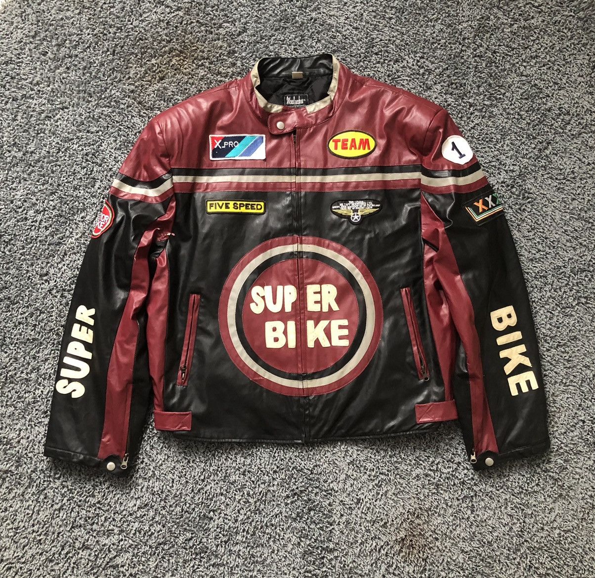 Vintage Vintage Racing Leather NASCAR Jacket Race y2k 90s | Grailed