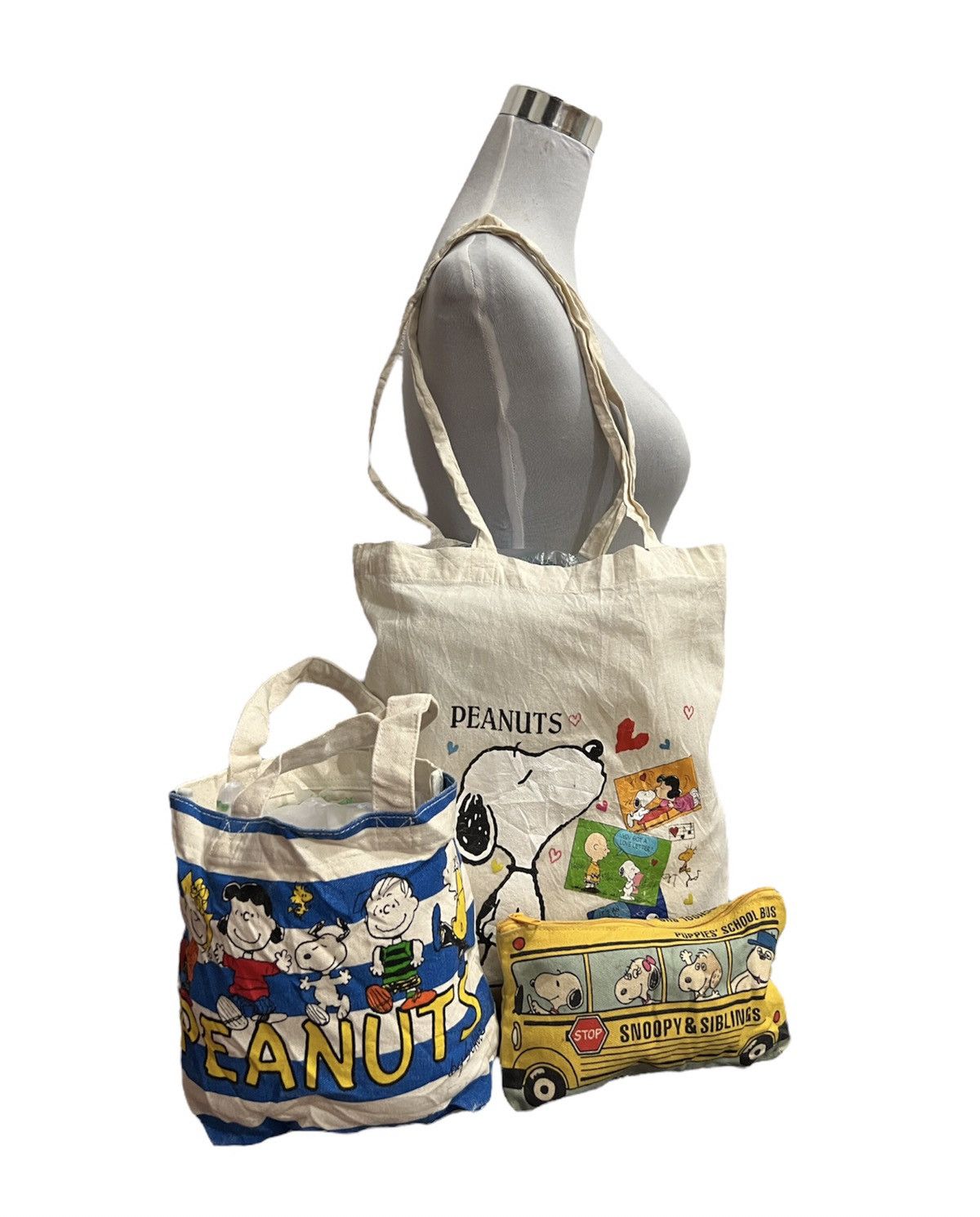 Bag Peanuts Snoopy Combo Tote Bag | Grailed
