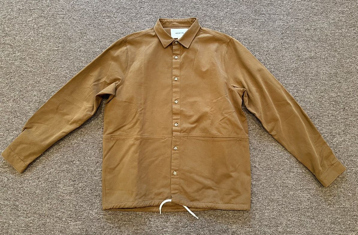 Kestin Hare Shop Coat Chore Jacket Brown Overshirt | Grailed