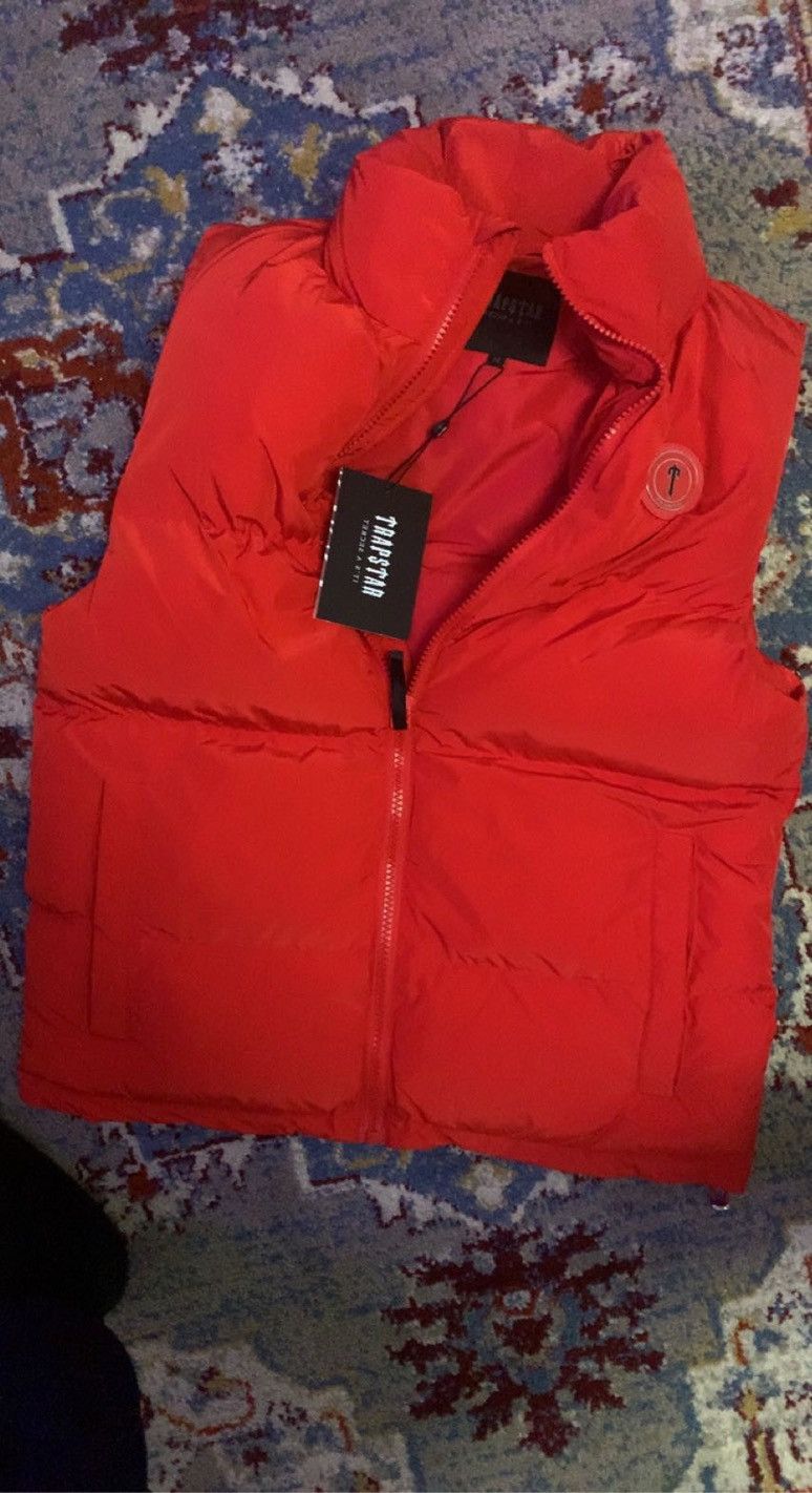 Trapstar London Red trapstar iron gate puffer | Grailed