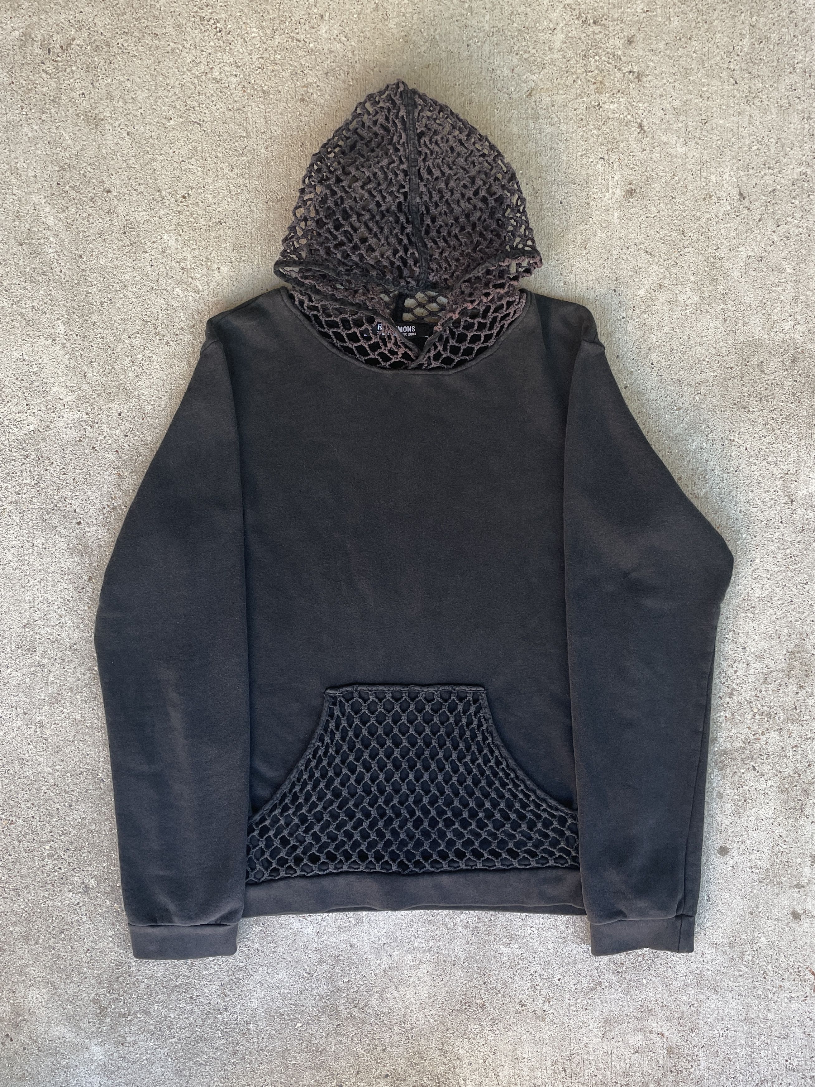 Raf Simons RAF SIMONS SS03 "CONSUMED" NET HOODIE | Grailed