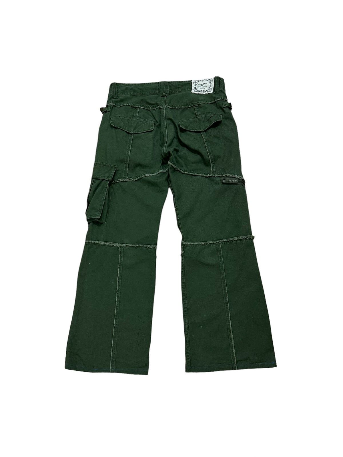 Japanese Brand Root Three Style Flared Cargo Pants Inspired by Kapital | Grailed