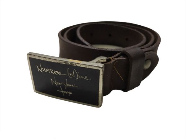 Number (N)ine ‼️Offer‼️Vintage Number Nine New York Tokyo Brown Leather ...