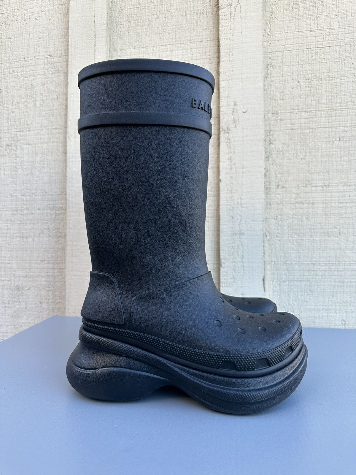 Balenciaga Balenciaga Croc Boots 35 | Grailed
