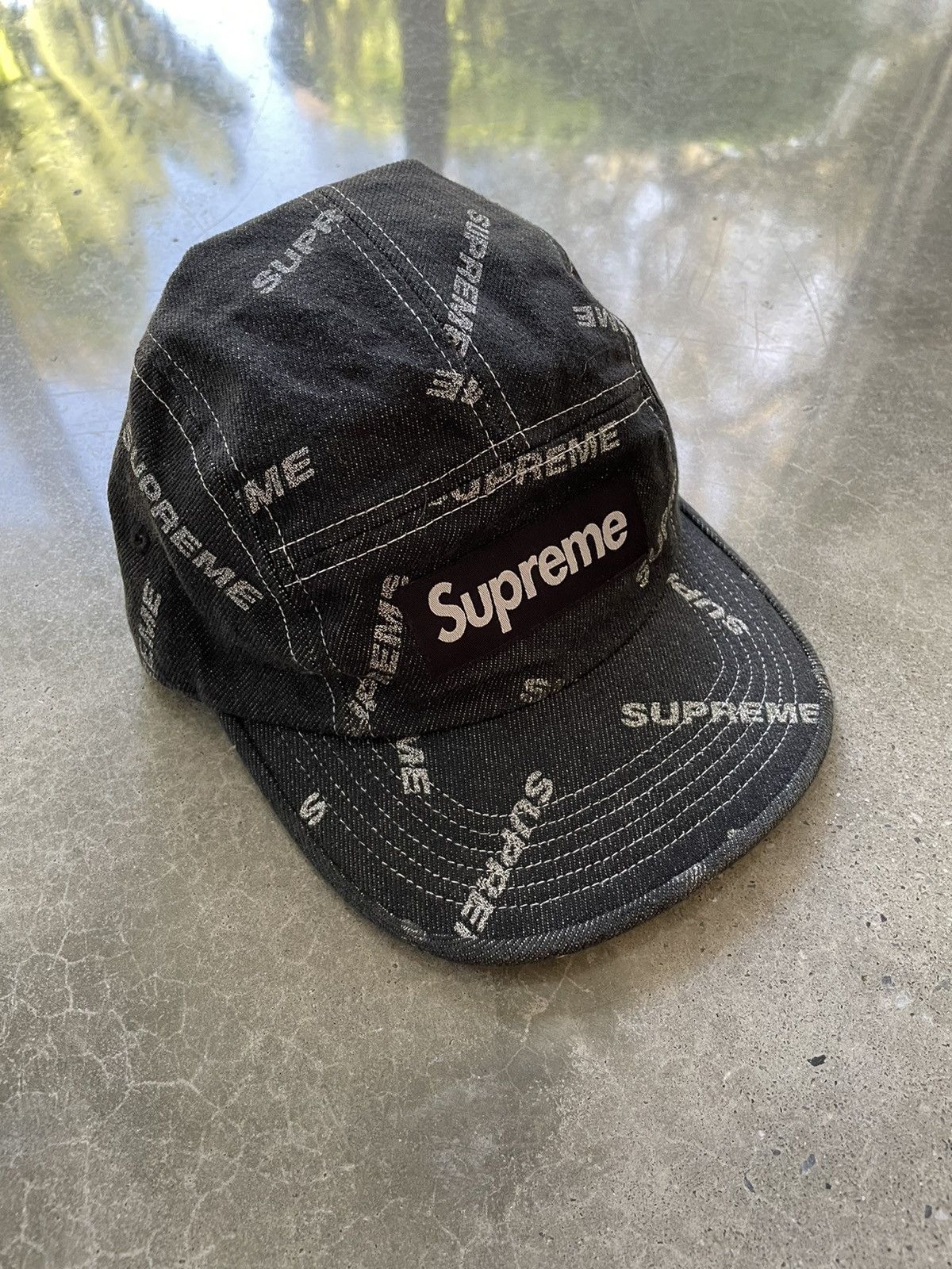 Supreme Supreme Denim Logo Hat | Grailed