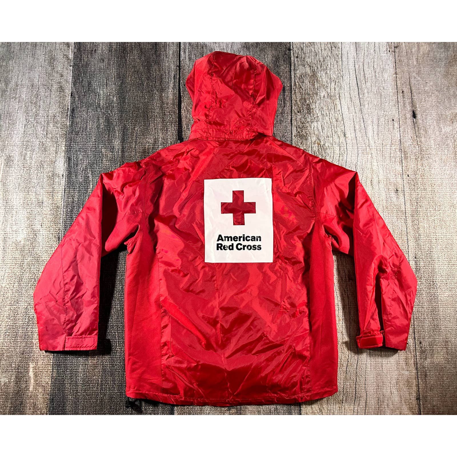North End American Red Cross Hooded Volunteer Ezem Full Zip Jacket ...